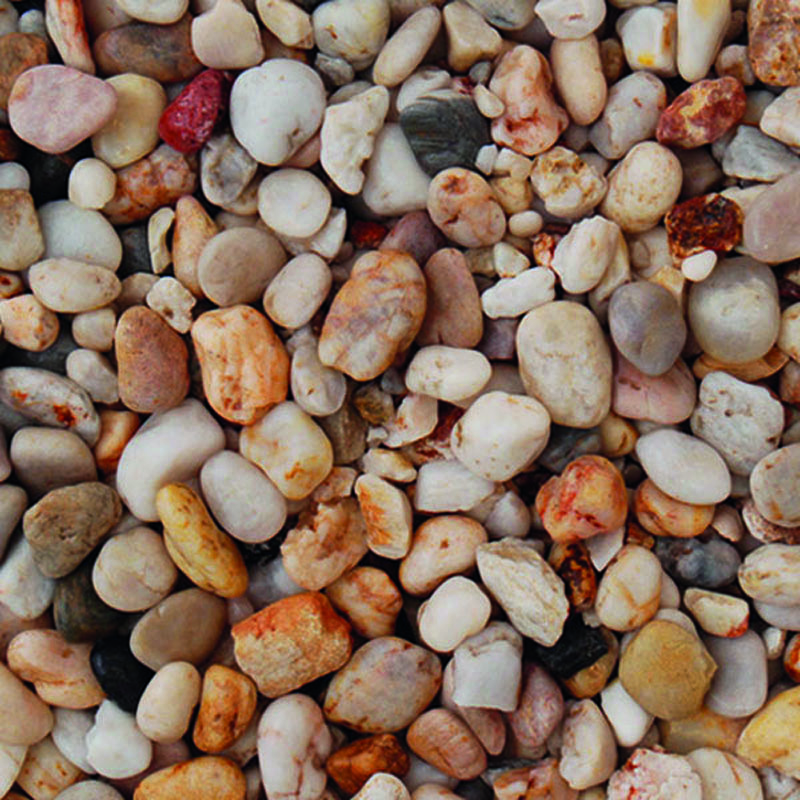 Apricot 14-22mm Pebbles In a Bulk Bag (approx 875kg) - Sand and Gravel ...